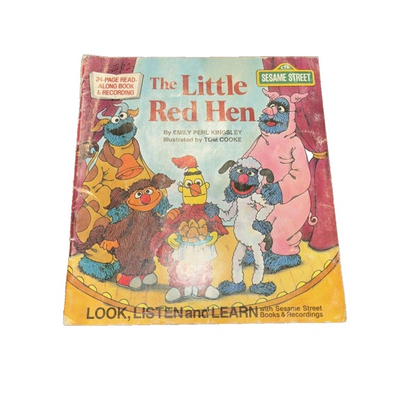 Bird | Vintage Book The Sesame Street Players Present The Little Red ...